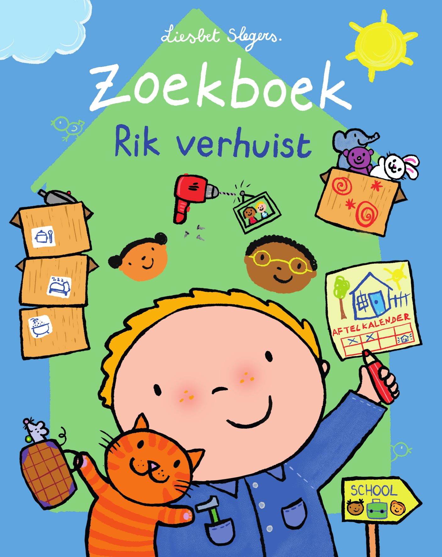 Zoekboek Rik verhuist - Liesbet Slegers - Kinderboeken.nl