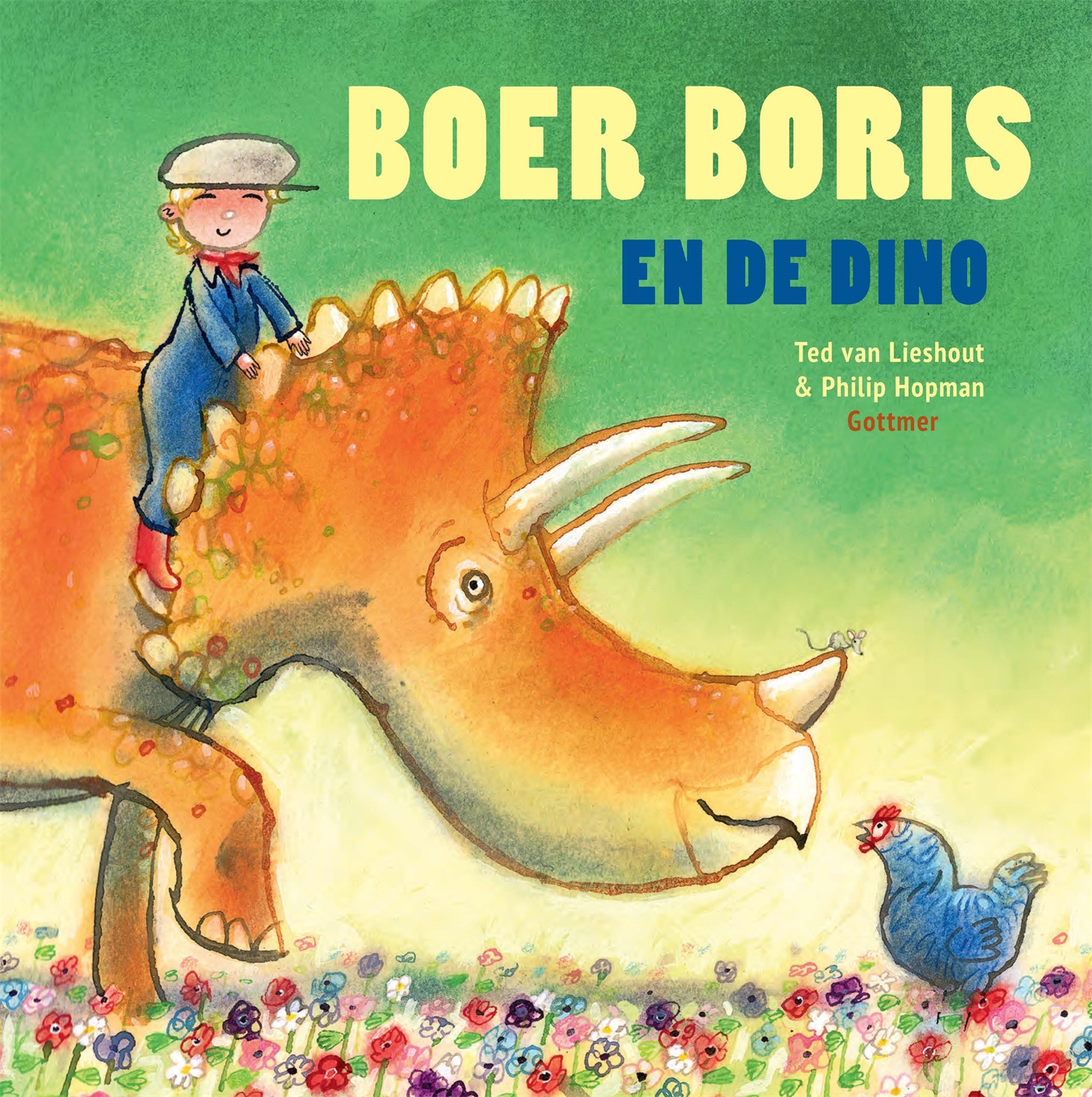 Boer Boris en de dino - Ted van Lieshout - Kinderboeken.nl